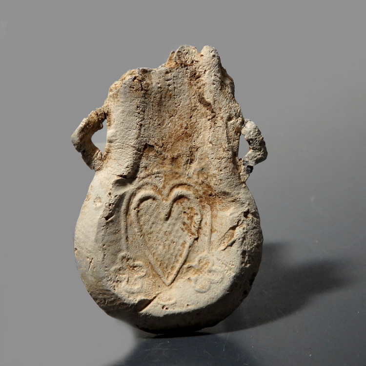 Medieval Lead Bromholm Pilgrims Ampulla - Den of Antiquity