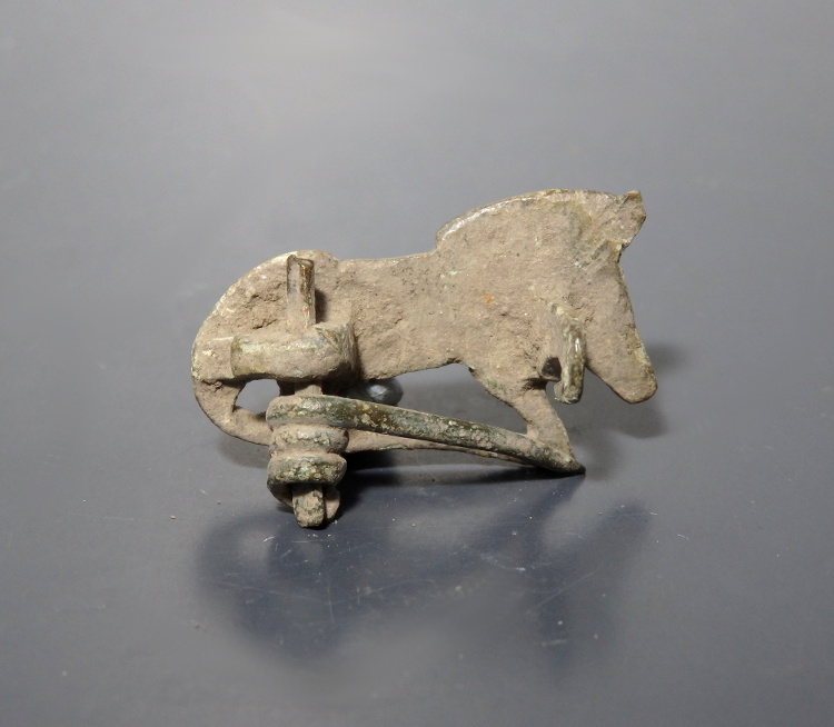 Roman Bronze Zoomorphic Boar Brooch - Den of Antiquity