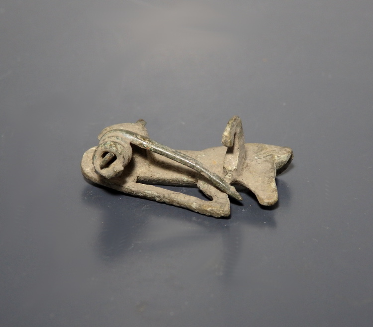 Roman Bronze Zoomorphic Boar Brooch - Den of Antiquity